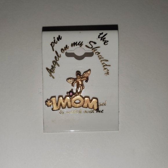 Accessories | Vintage 1 Mom Guardian Angel Pin Mothers Day Gift ...